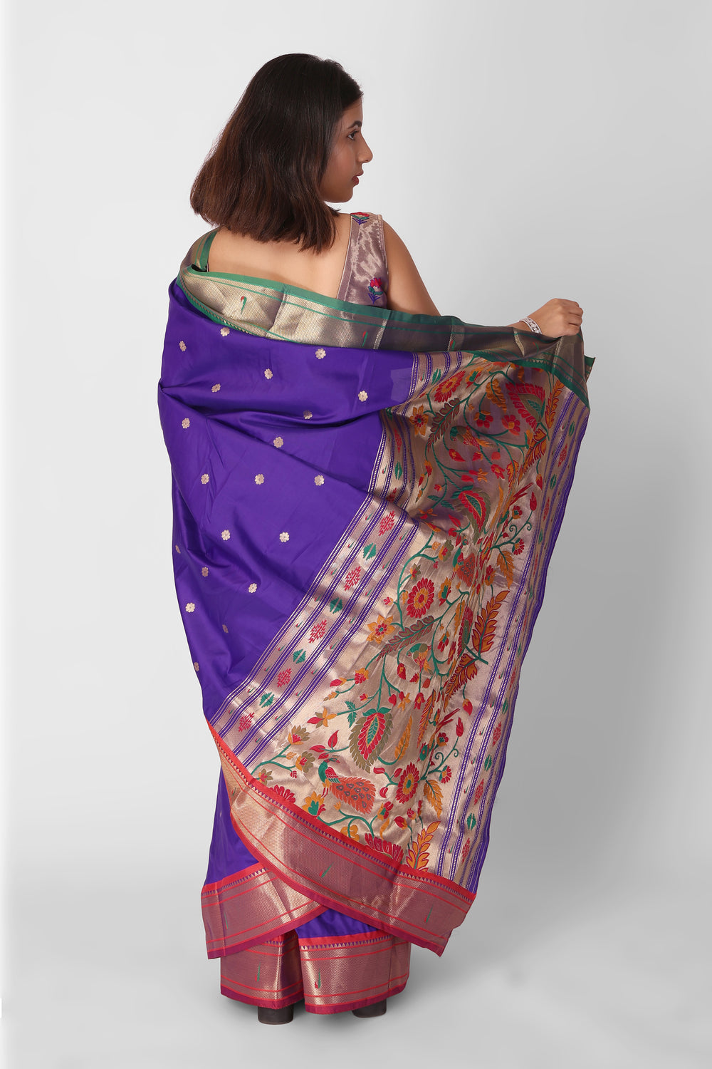 Silk Ready to Wear Sarees with Pocket - AseemShakti | Custom Fit